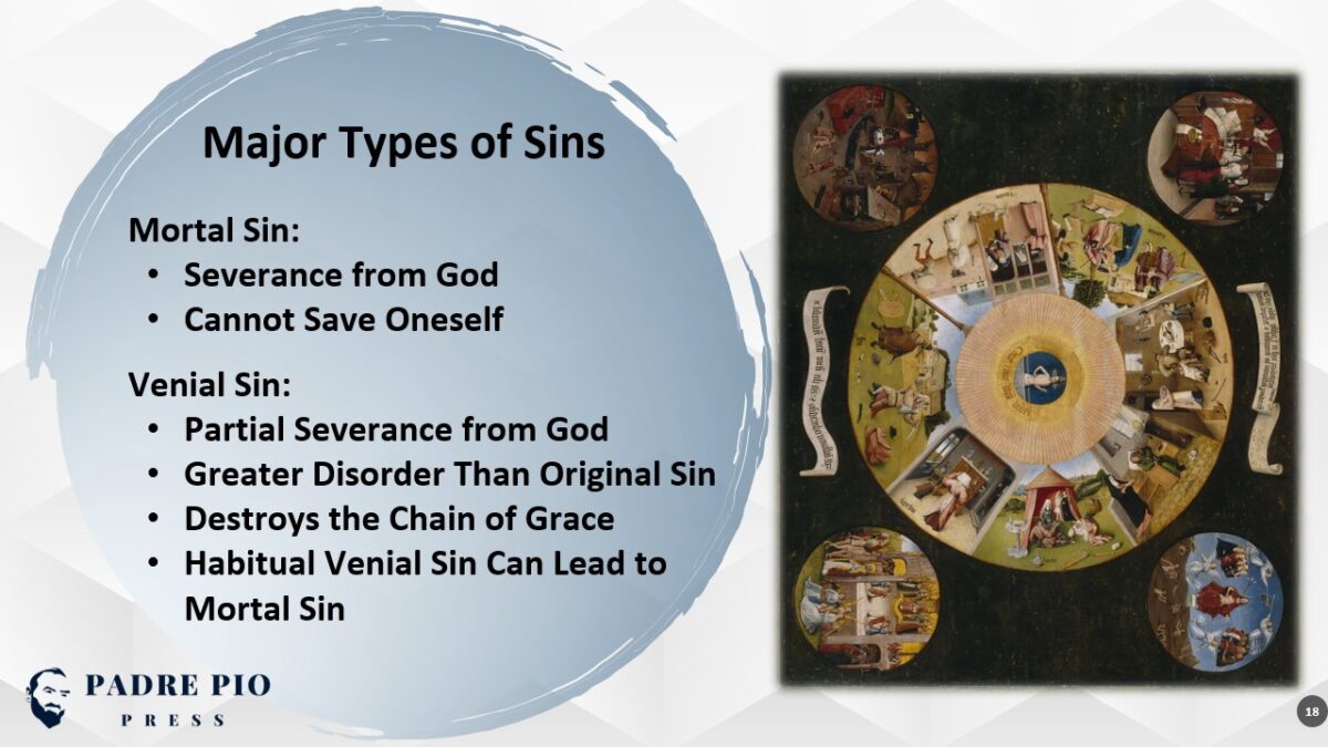 The Concept of Sin: Part II — A Talk by Fr. Ermatinger - Padre Pio Press
